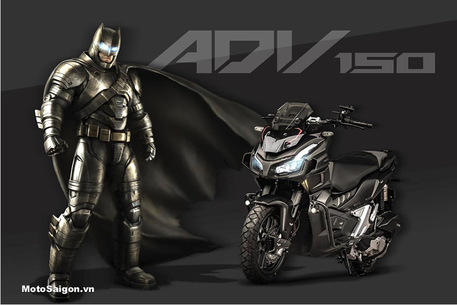 Honda ADV 150 รุ่น Batman เผยการออกแบบสไตล์ซูเปอร์ฮีโร่