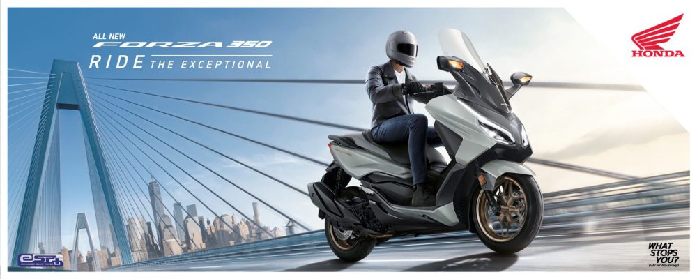 Honda Forza 350 ข้อมูลสเปคราคา ตารางผ่อนดาวน์