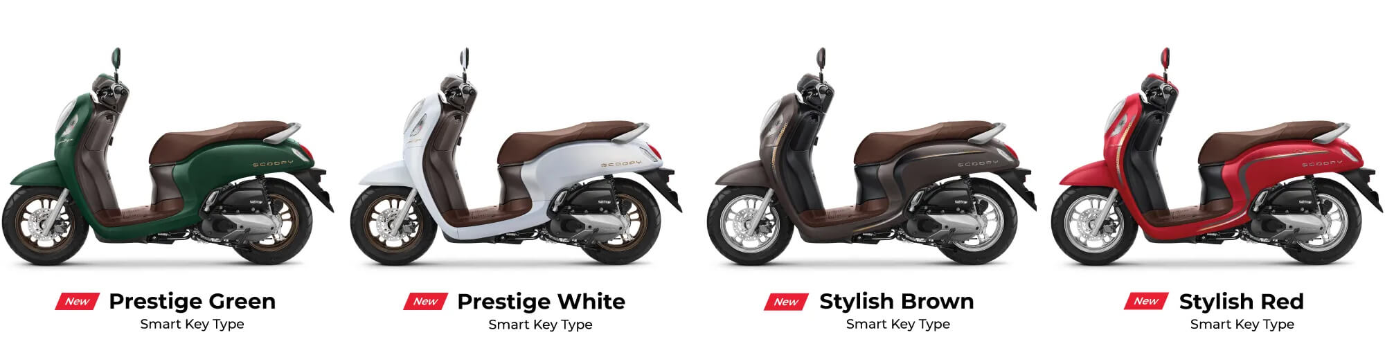 อัปเดตสีใหม่ Honda Scoopy 2023 ในอินโดนีเซีย
